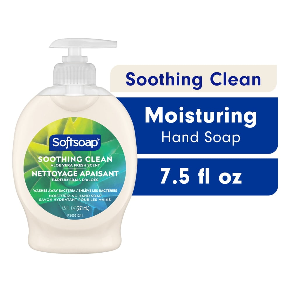 Pack of 2 Softsoap Soothing Clean Aloe Liquid Hand Soap Kitchen and ...
