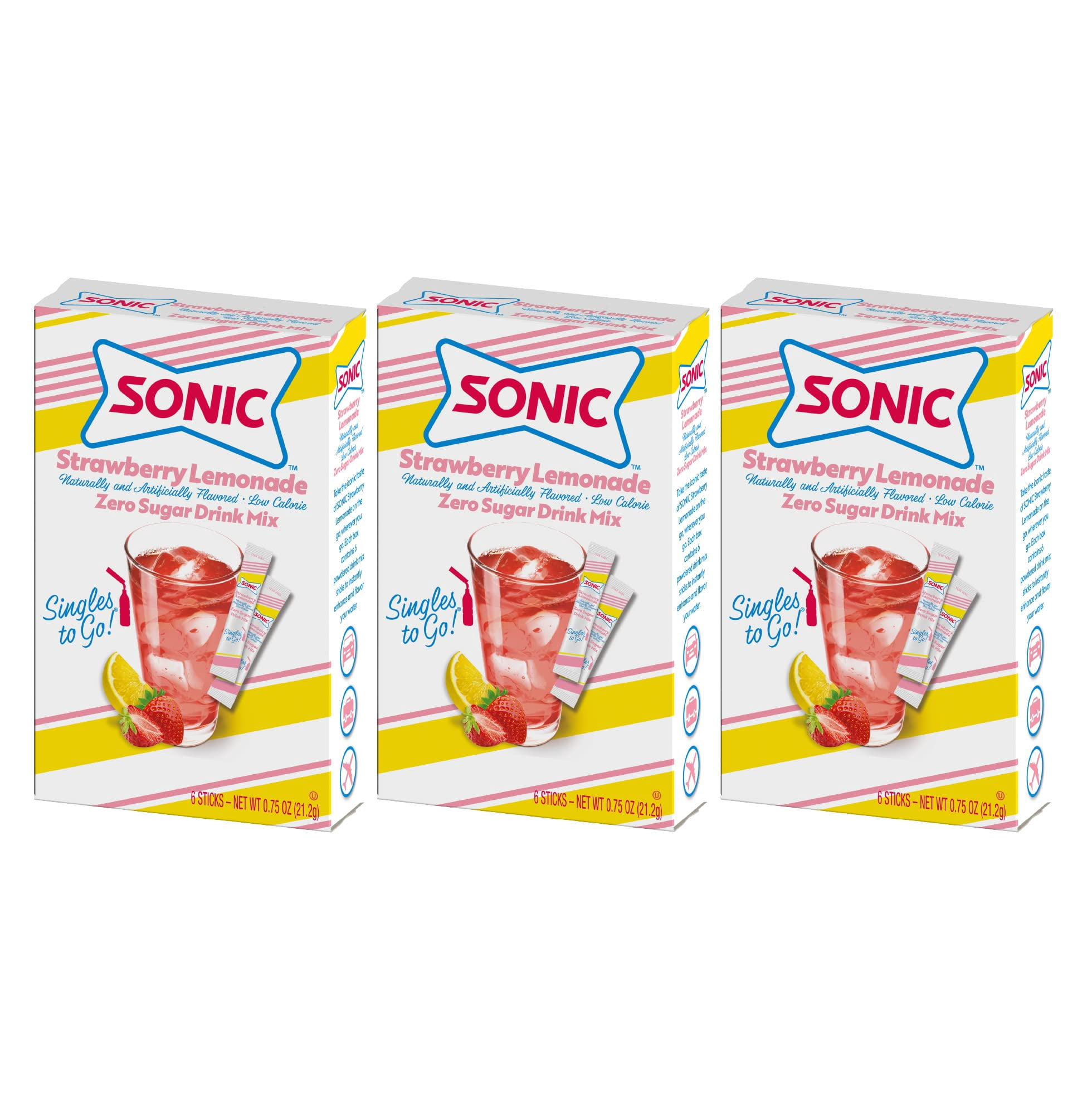 Pack of 2 - Sonic Singles To Go! Sonic Singles To Go Powdered Drink Mix ...