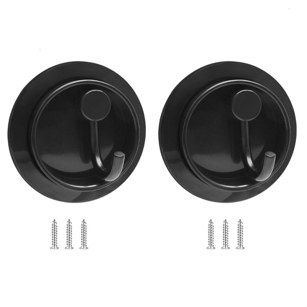 Pack of 2 Space Saving Rotating Hook Firm Metal Design for Bathroom ...