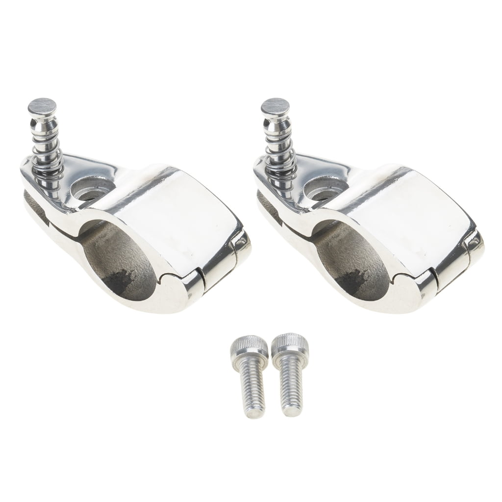 Pack of 2 Stainless Steel Bimini Top Clamps Clip Quick Release ...