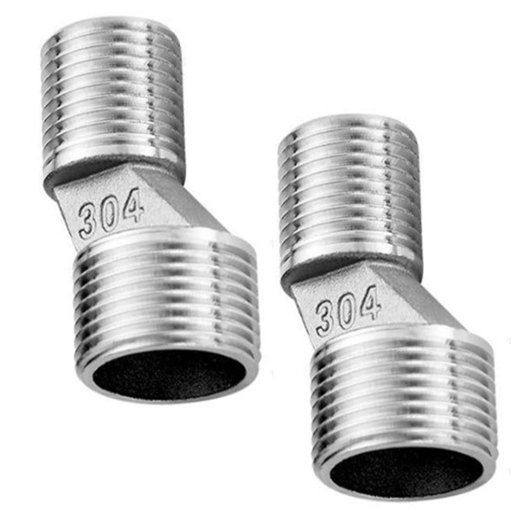 Pack of 2 Steel Connection Adapters Eccentric Connectors set for Wall ...