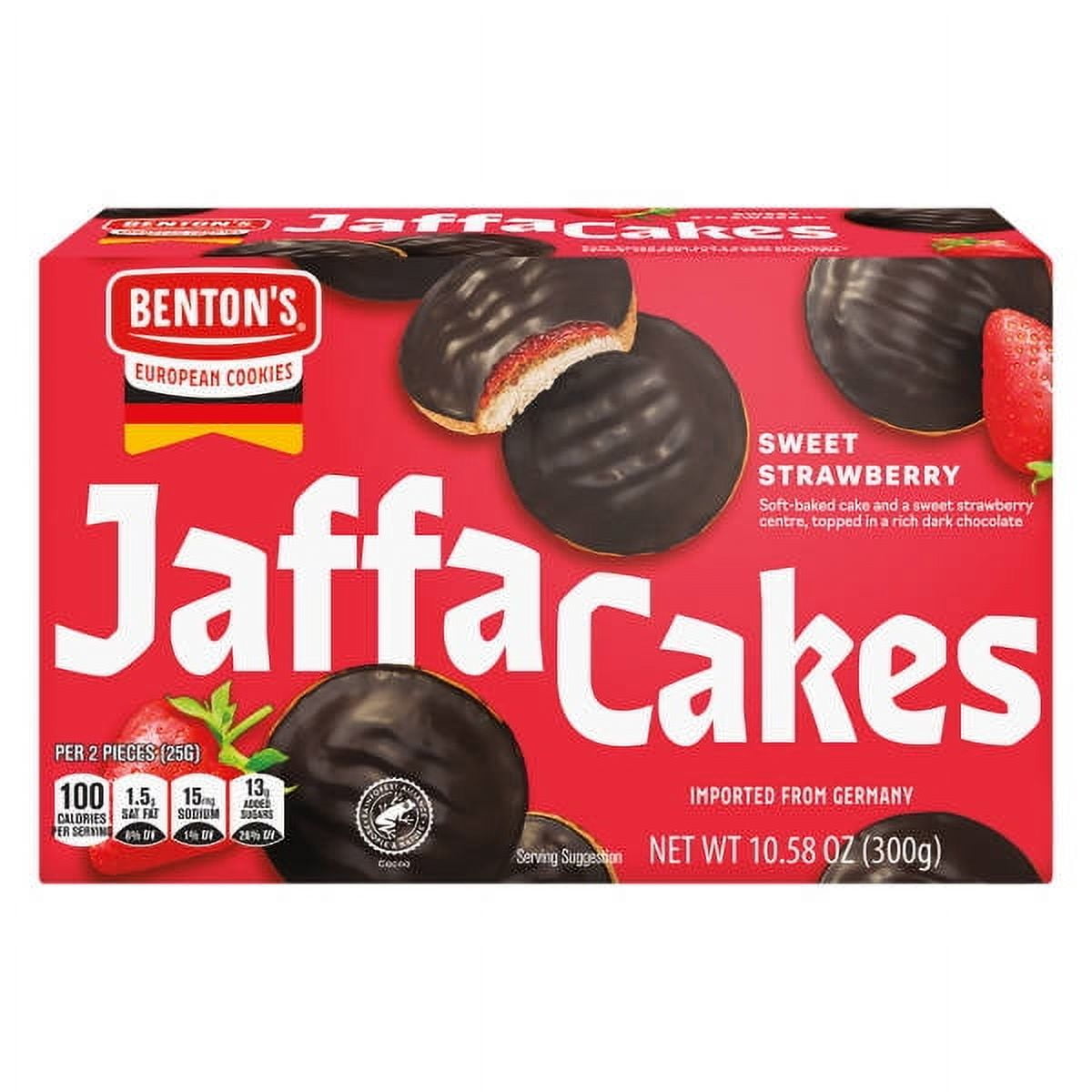 Benton's Sweet Strawberry Jaffa Cakes, Pack of 2, 10.58 oz - Walmart.com