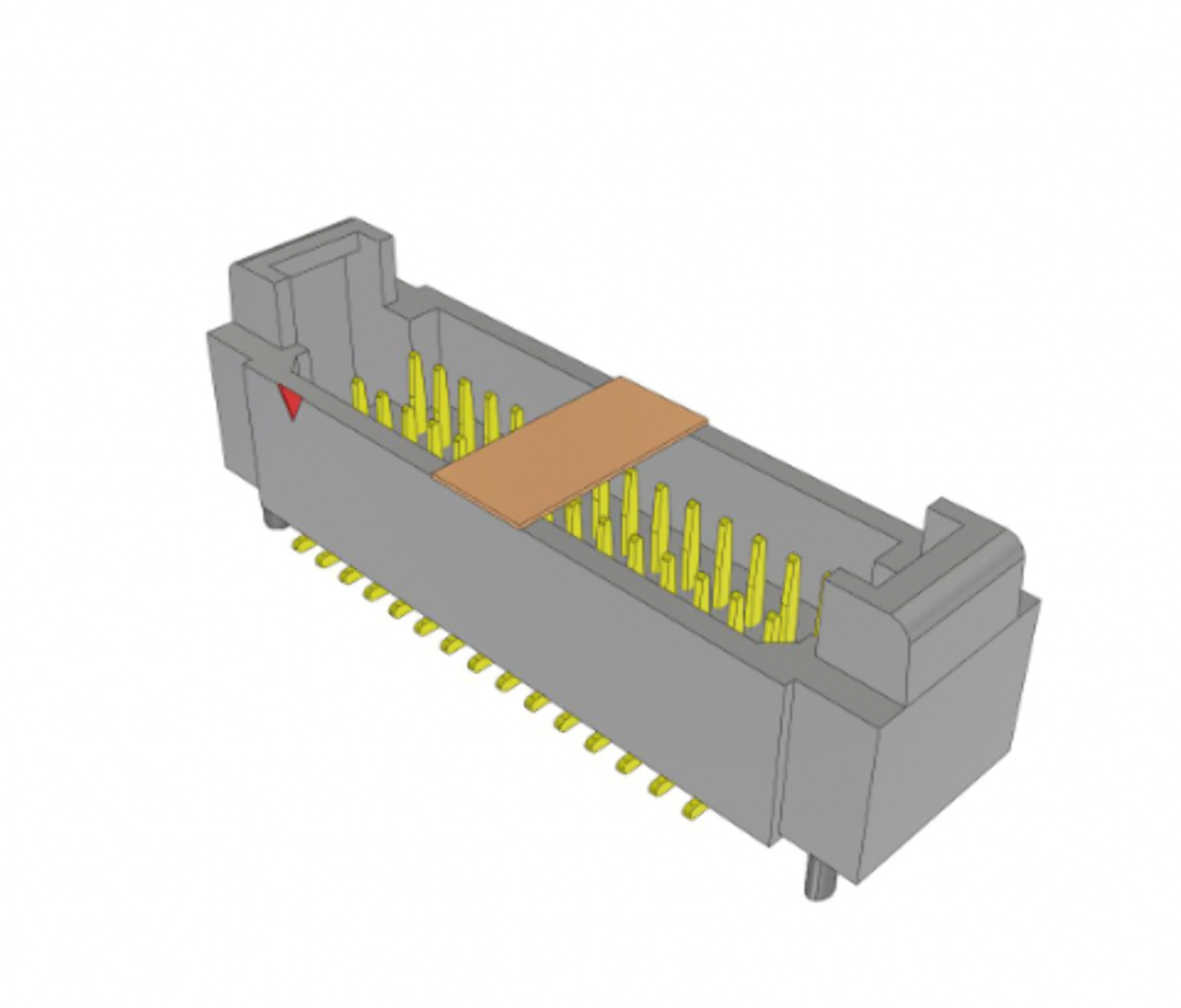Pack of 2 T1M-15-GF-DV-K Connector Header Surface Mount 30 position 0. ...