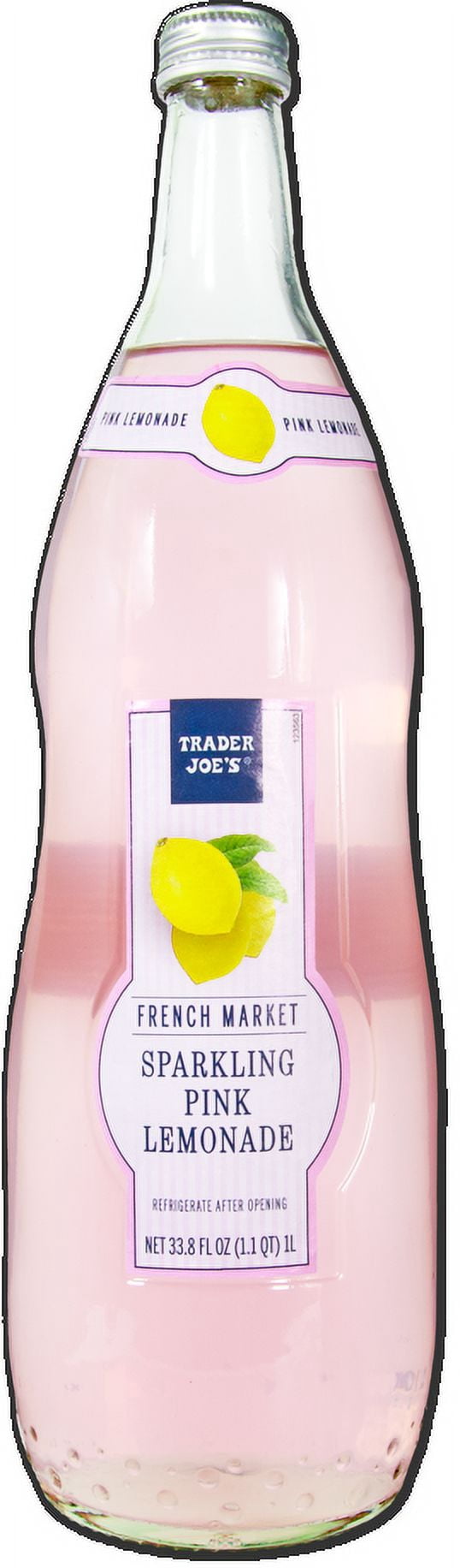 Pack of 2 - TJs French Market Sparkling Pink Lemonade 1 L - Walmart.com
