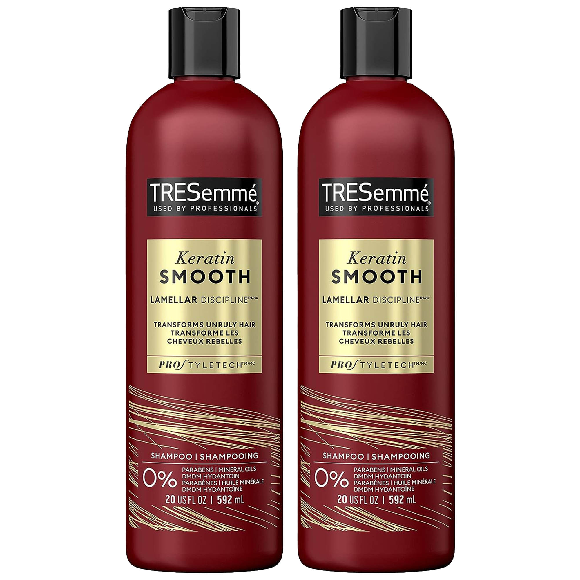 Pack of (2) TRESemme Keratin Smooth Smoothing Shampoo for Frizzy Hair ...