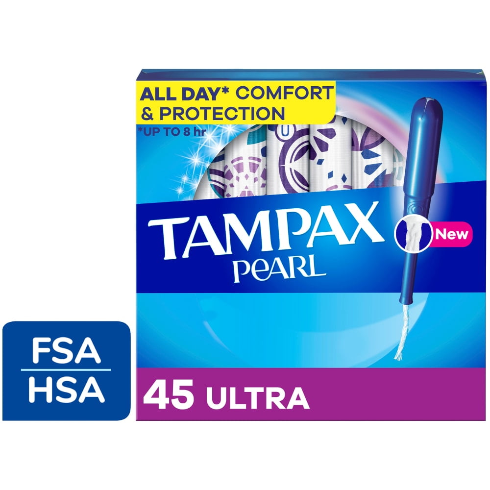 Pack of 2 Tampax Pearl LeakGuard Protection Tampons Ultra Absorbency ...