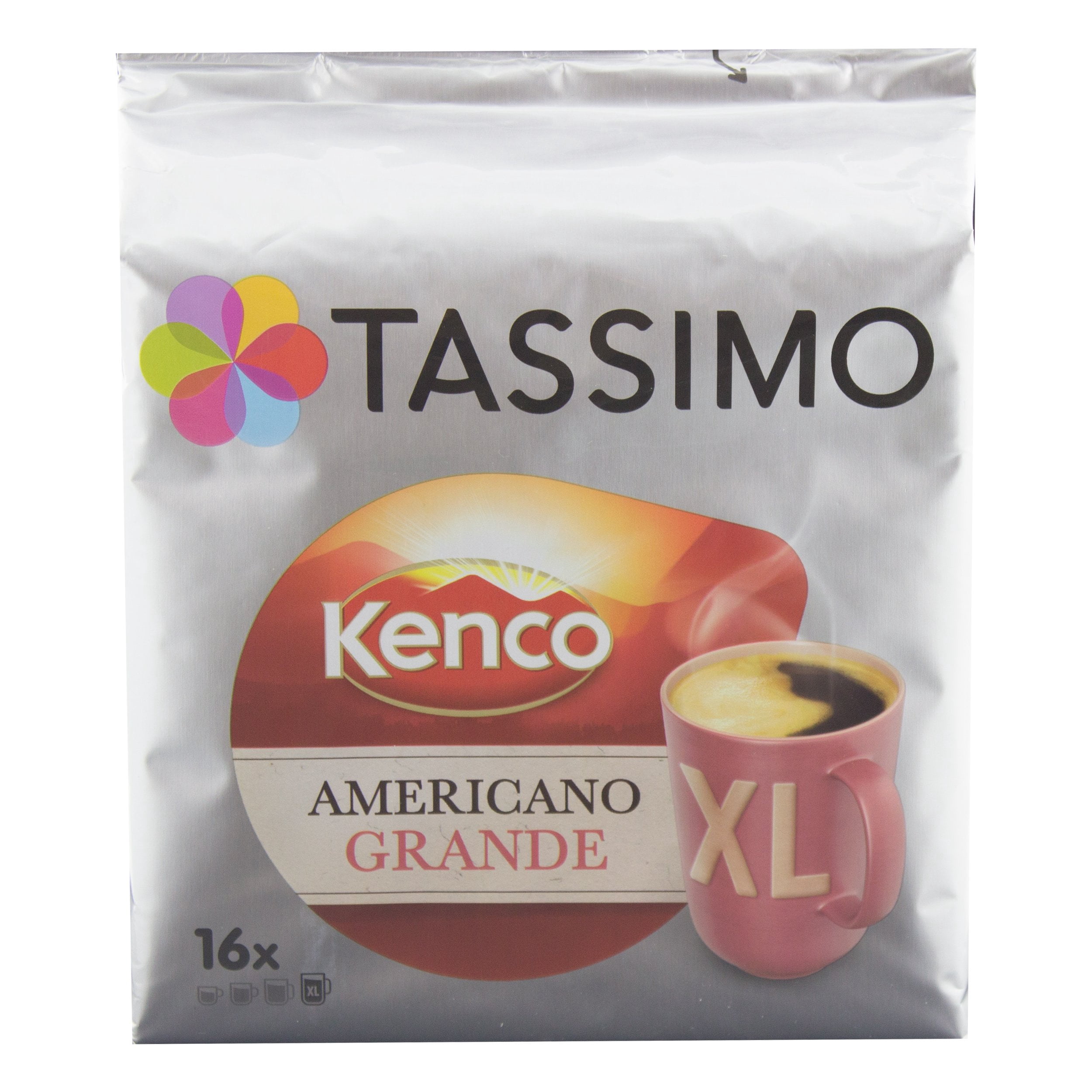Pack of 2 - Tassimo Americano Grande Xl, Aromatic & Professional Roast ...
