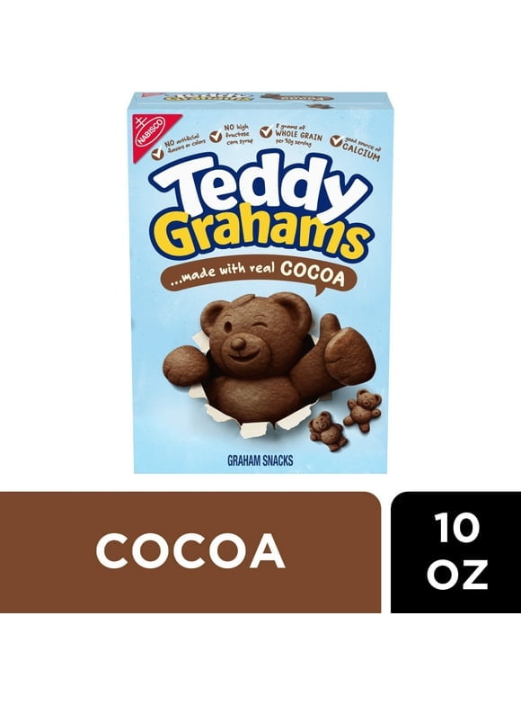 Pack of 2 Teddy Grahams Chocolate Graham Snacks, 10 oz - Walmart.com