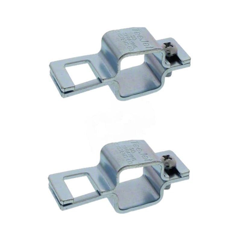 Pack of 2 - TeeJet Quick Nozzle Body Vari-Spacing Clamp Fits 1"" Square ...