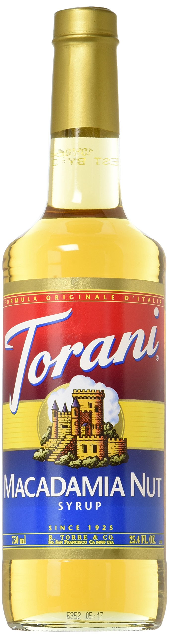 Pack of 2 - Torani Macadamia Nut Syrup, 750 Ml - Walmart.com