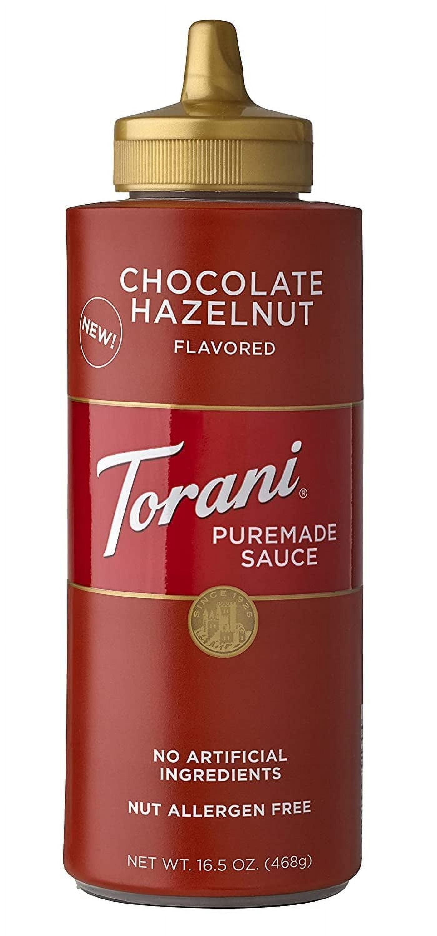 Pack of 2 - Torani Puremade Chocolate Hazelnut Sauce 16.5 Oz - Walmart.com