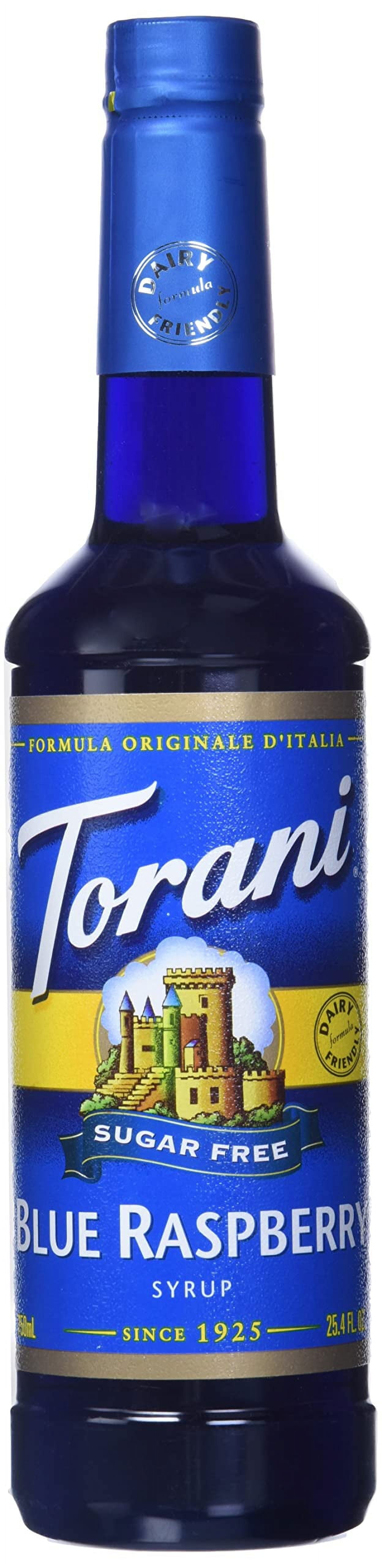 Pack of 2 - Torani Sugar Free Syrup, Blue Raspberry, 25.4 Ounce (Pack ...