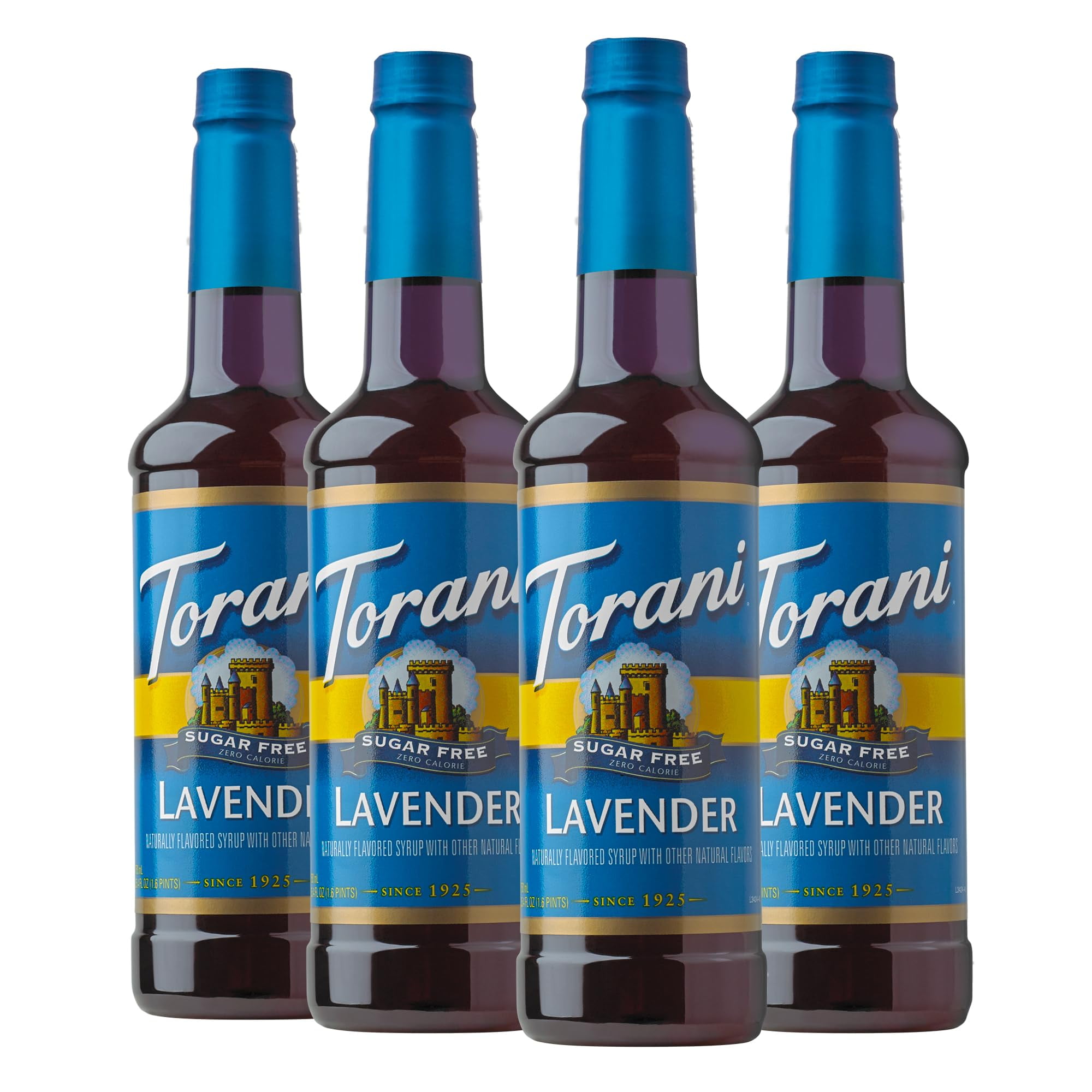 Pack of 2 - Torani Sugar Free Syrup, Lavender, Flavored Syrup For ...