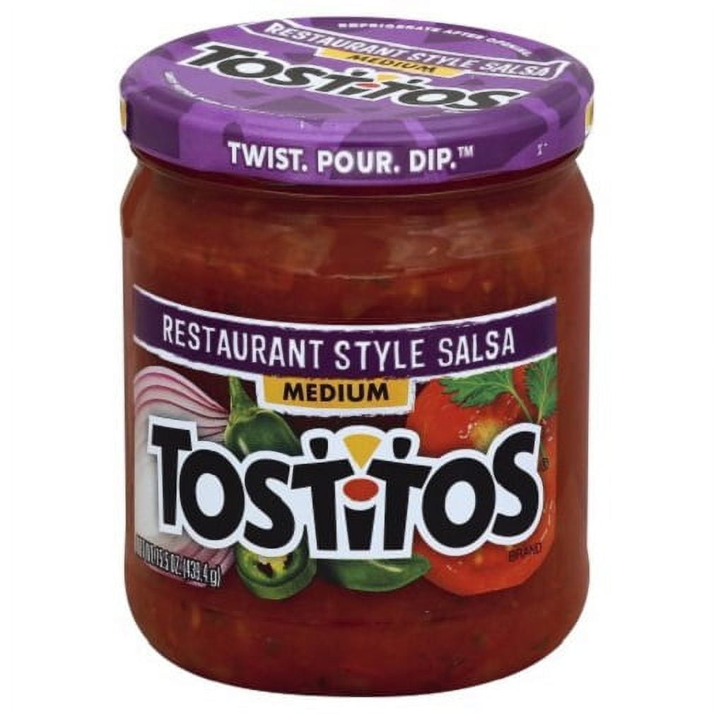 Pack of 2 Tostitos Restaurant Style Salsa Medium, 15.5 oz jar - Walmart.com