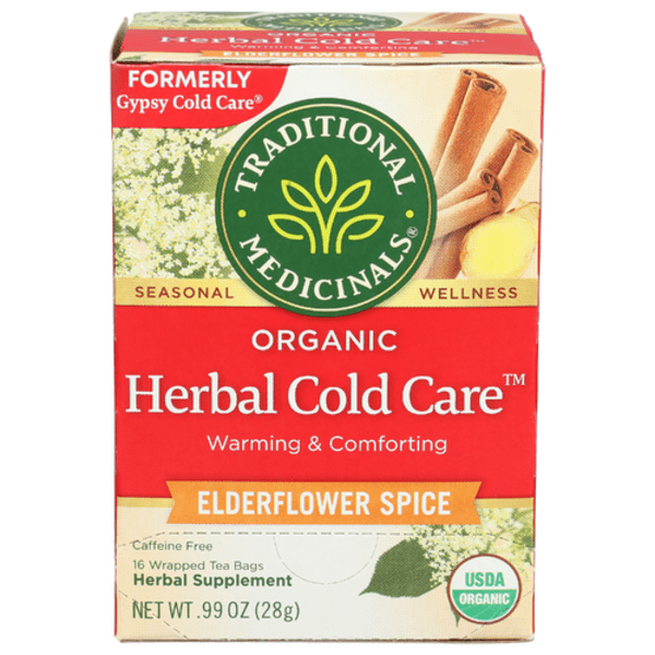 Pack of 2 - Traditional Medicinals Organic Herbal Cold Care Tea 16 ct ...