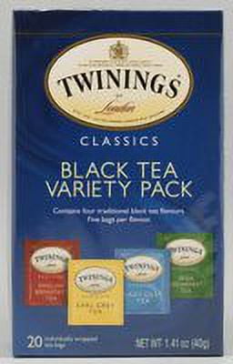 Pack of 2 - Twinings Black Tea Variety Pack - 20 Tea Bags2 - Walmart.com