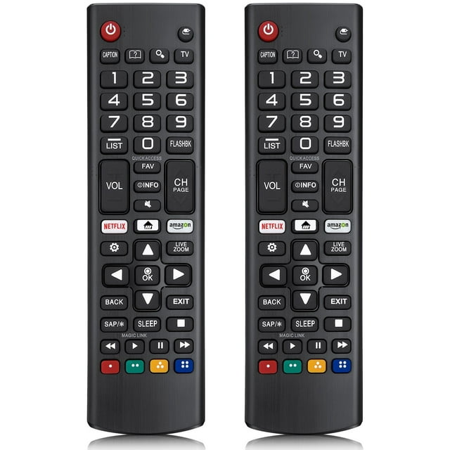 LG Smart Television Universal Remote Control (Pack of 2), Compatible with All LG Models ...