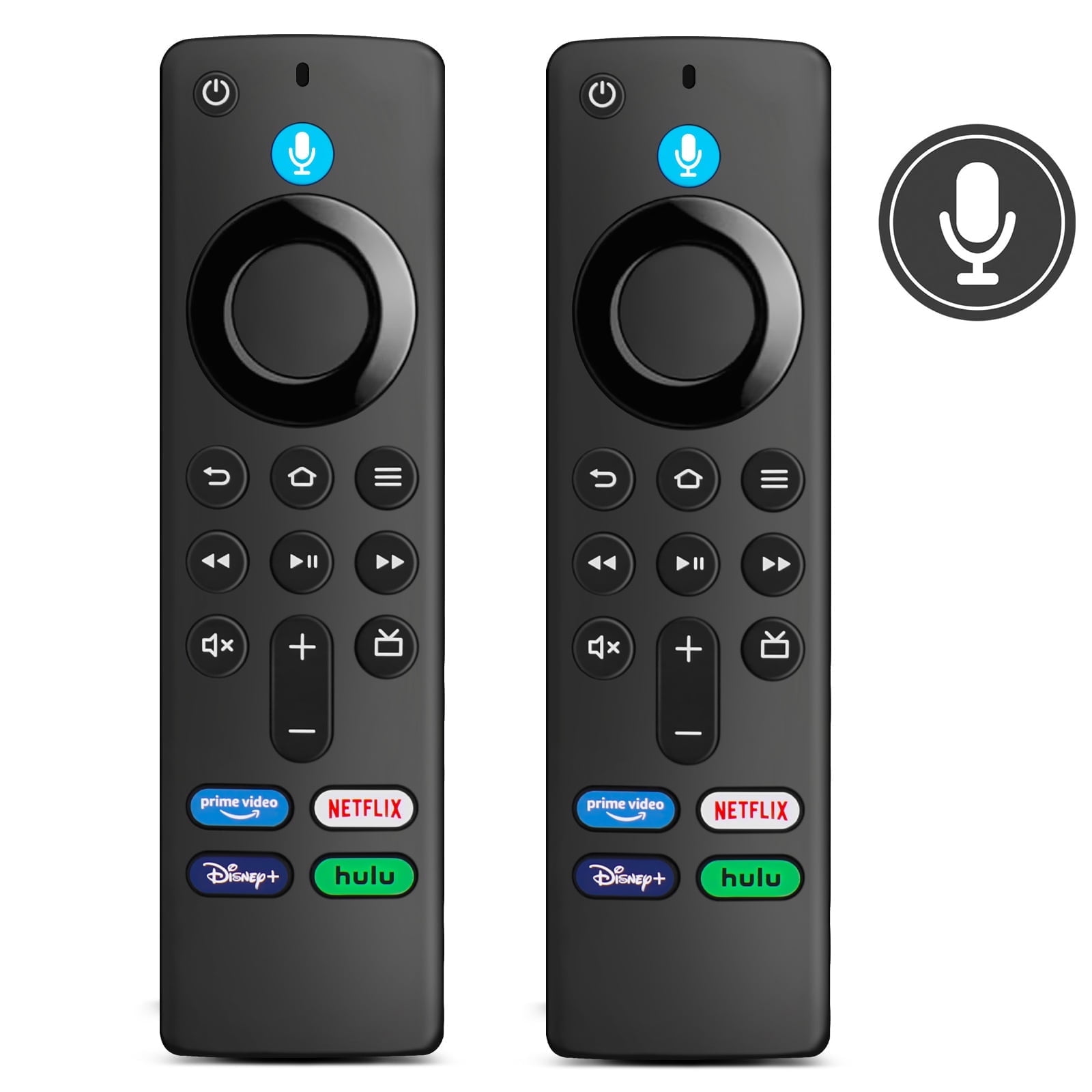 (Pack of 2) Universal Voice Remote Control (3rd Gen) Replacement for ...