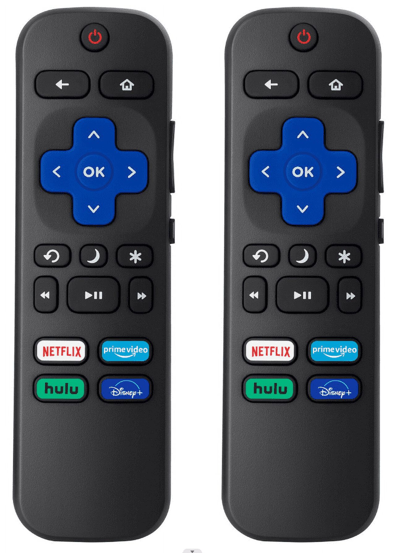 (Pack of 2)RC280 Remote Control for TCL Roku/Hisense Roku/Onn Roku ...