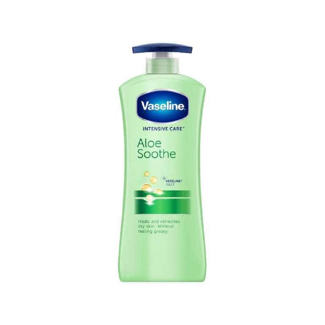 Pack of 2 - Vaseline Intensive Care Aloe Soothe Lotion, 20.3 Oz ...