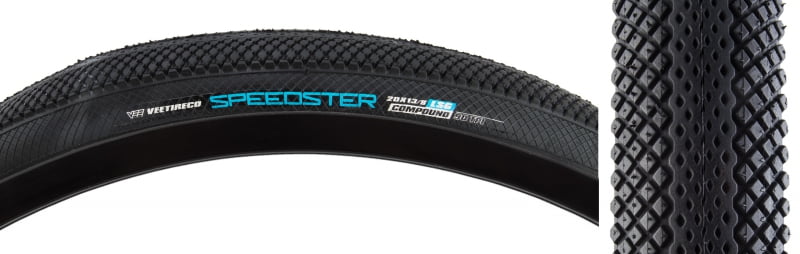 Pack of 2 Vee Tire Co. Speedster BMX Tire 20 x 1 3/8 Clincher Folding ...