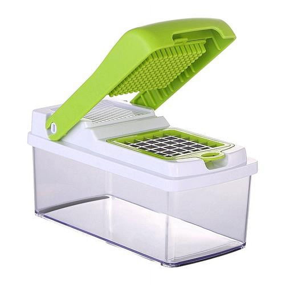 [Pack of 2] Vegetable Slicer Quick Potato Tomato Fruit Cutter Set w/3 ...