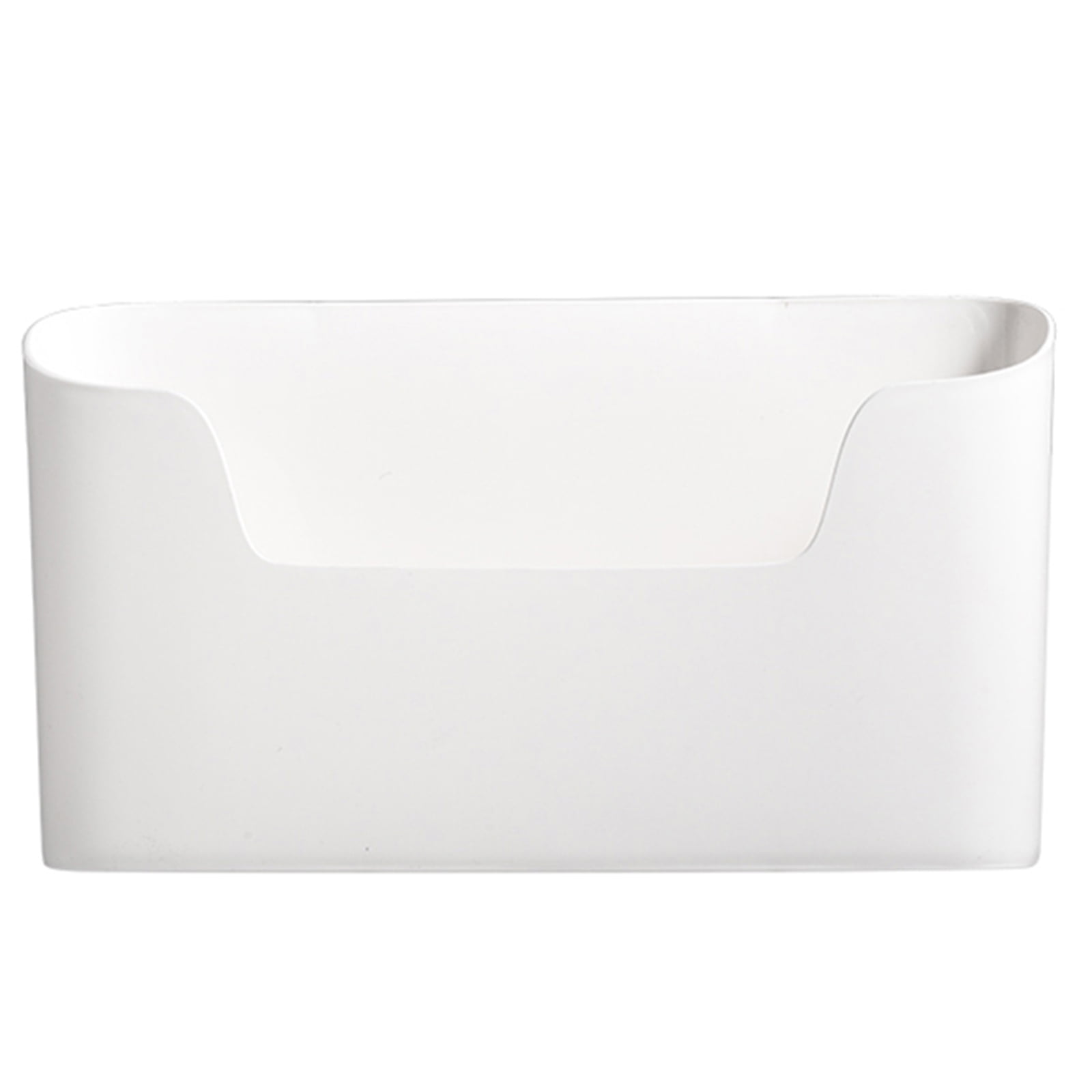 Pack of 2 Wall Mounted Storage Shelf Efficient Plastic Wrap Storage Box ...