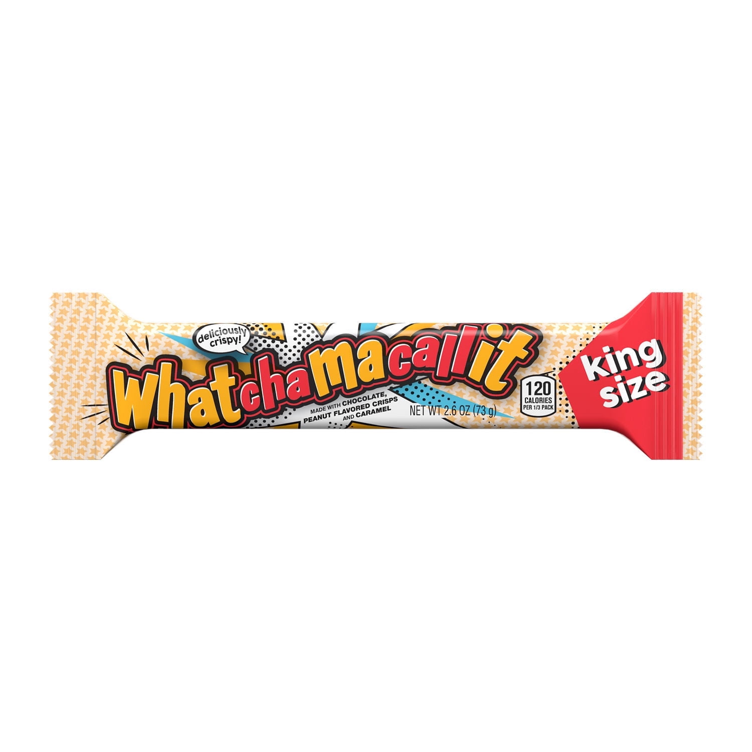 Pack of 2 Whatchamacallit Chocolate, Caramel and Peanut Flavored Crisps ...