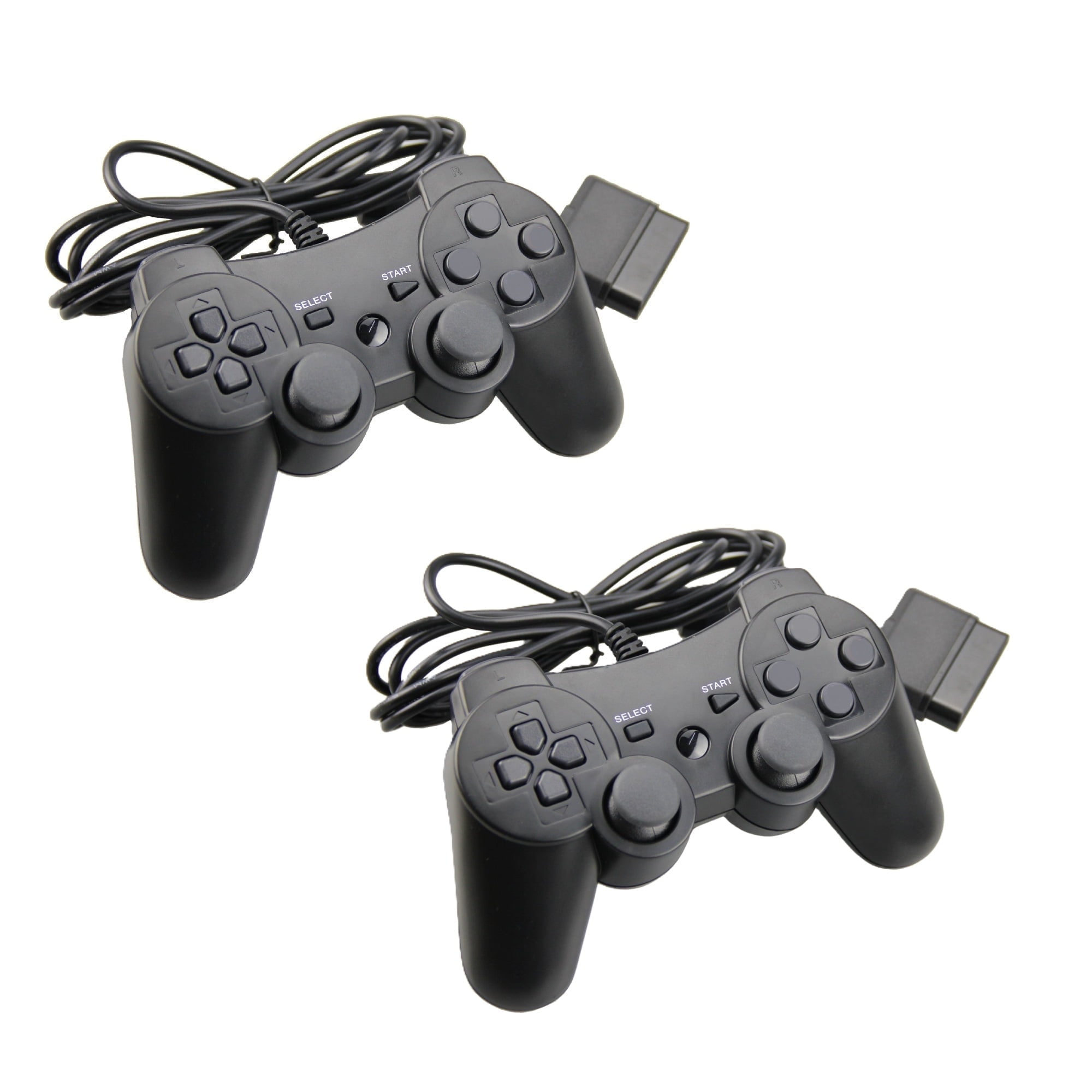 RetroFam 2 Pack PS2 Controller for PlayStation 2 Joystick Playstation ...