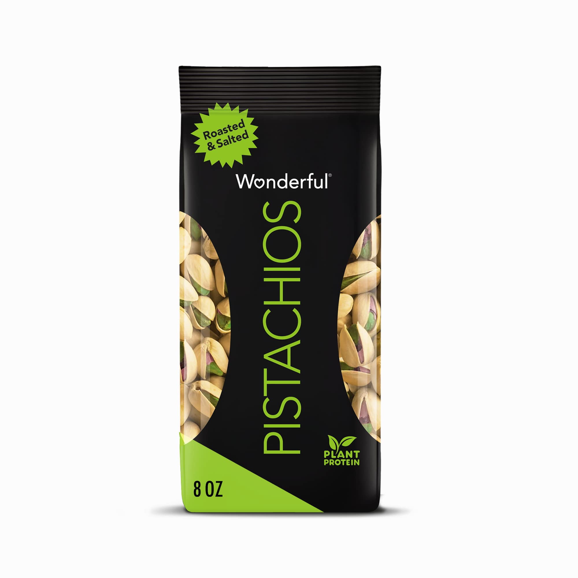 Pack of 2 - Wonderful Pistachios In Shell, Roasted And Salted Nuts, 8 ...
