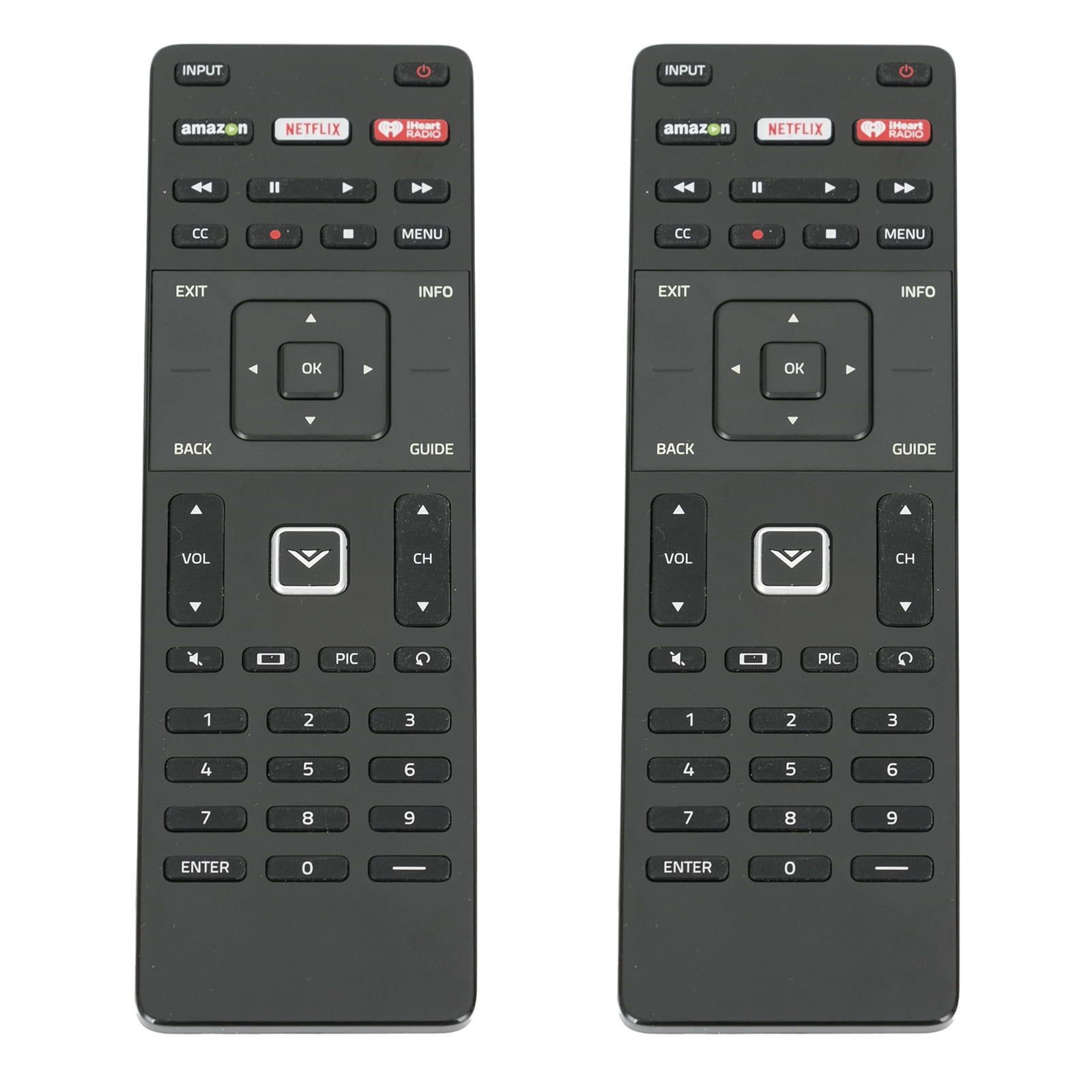 Pack of 2 XRT122 Replace Remote Control for Vizio Smart TV E48C2 E43C2 ... Pack of 2 XRT122 Replace Remote Control for Vizio Smart TV E48C2 E43C2 ...