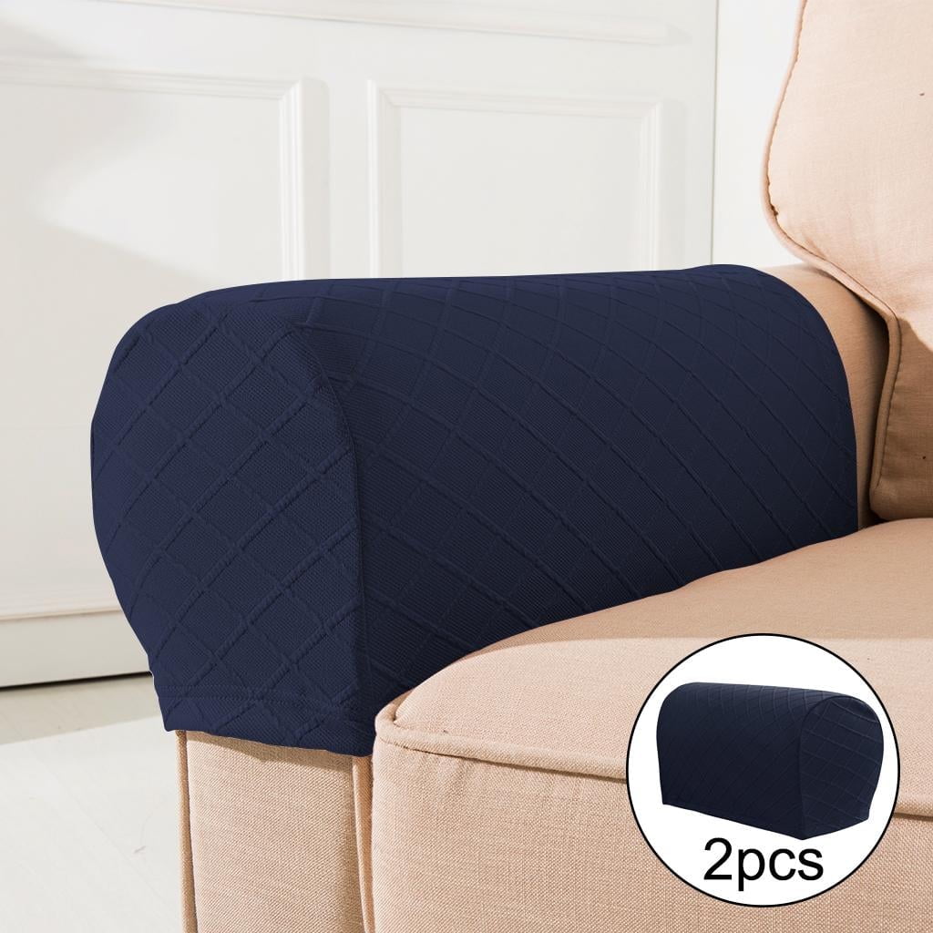 Tachiuwa Pack of 2 Armchair Armrest Covers, Stretch Slipcovers for ...