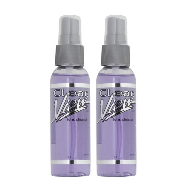 Pack of 2 of 2oz Clear View Premium AR-Coated Anti-Streak Anti-Static ...