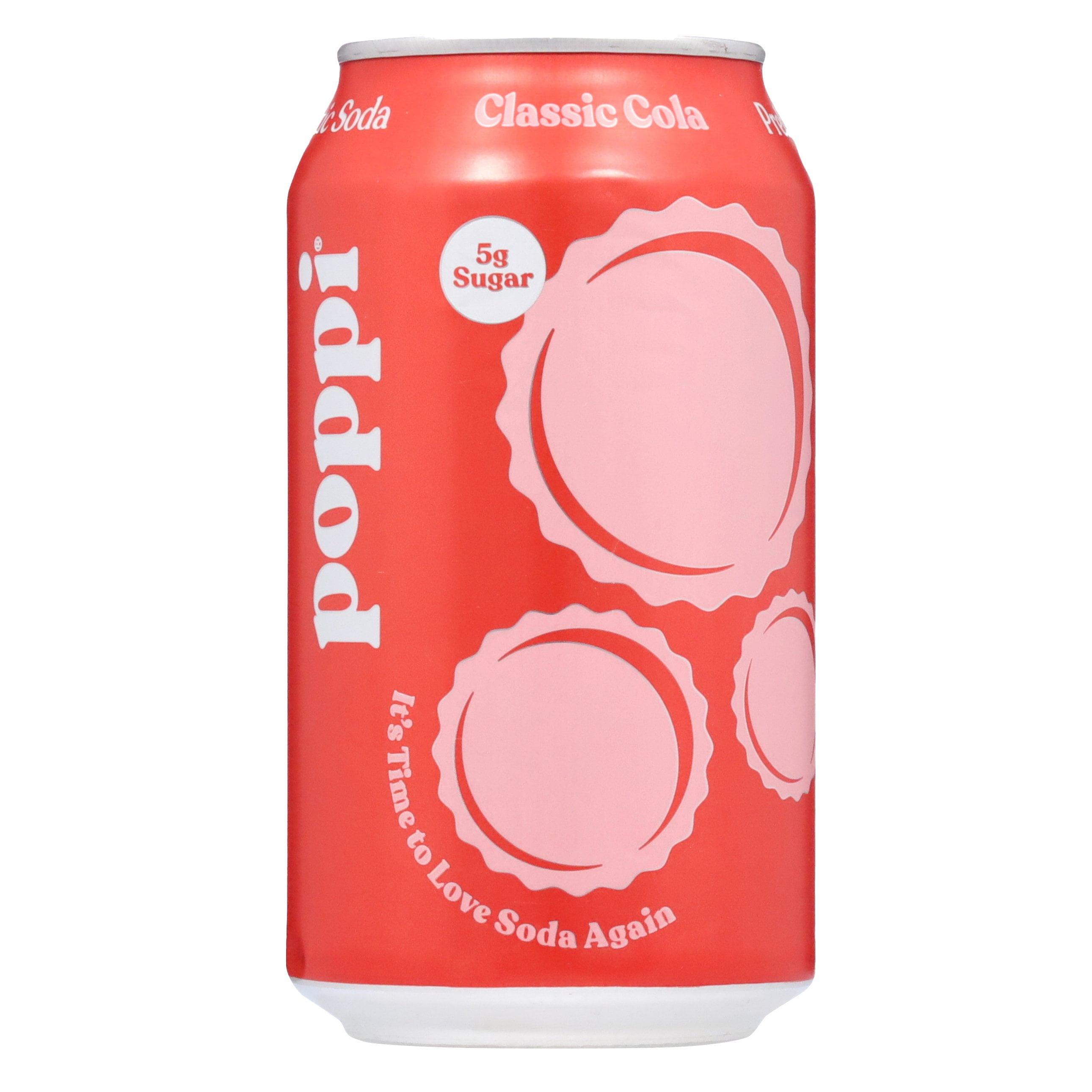 Pack of 2 poppi Prebiotic Soda - Classic Cola, 12 oz (Package May Vary ...