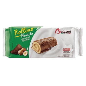 (Pack of 20), Balconi Rollino Hazelnut Snack Cake 7.8 oz - Walmart.com