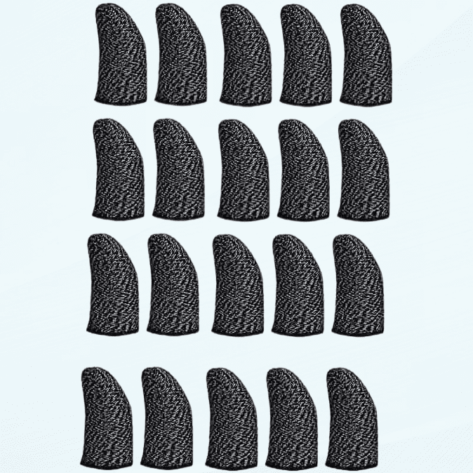 Pack of 20 Gaming Finger Cases Touchscreen Thumb Covers Touchscreen ...