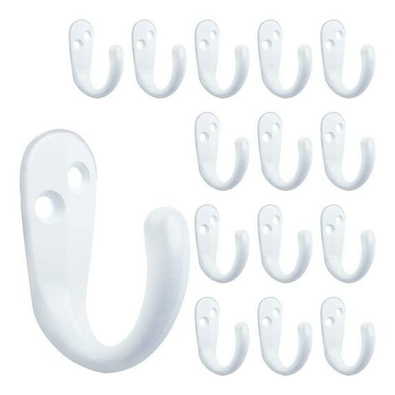 Pack of 20 High Capacity Wall Hook Waterproof Rustproof Kirsite ...