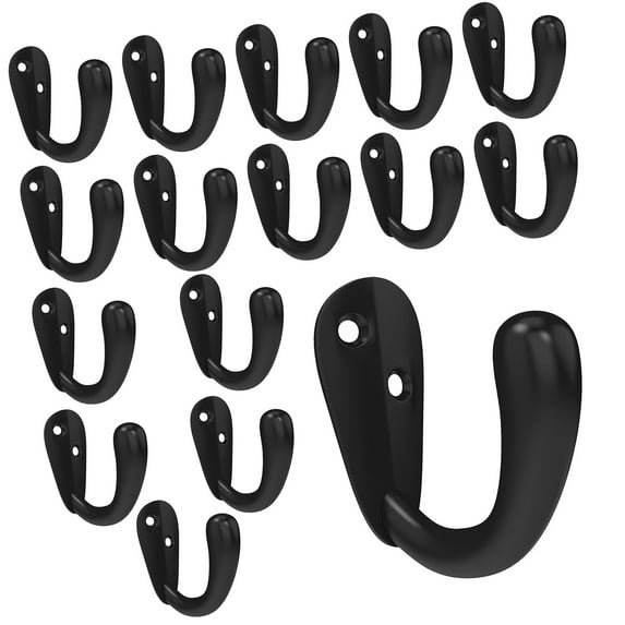 Pack of 20 High Capacity Wall Hook Waterproof Rustproof Kirsite ...
