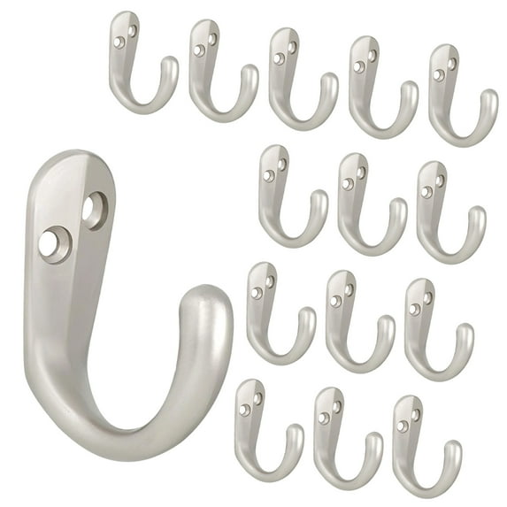 Pack of 20 High Capacity Wall Hook Waterproof Rustproof Kirsite ...