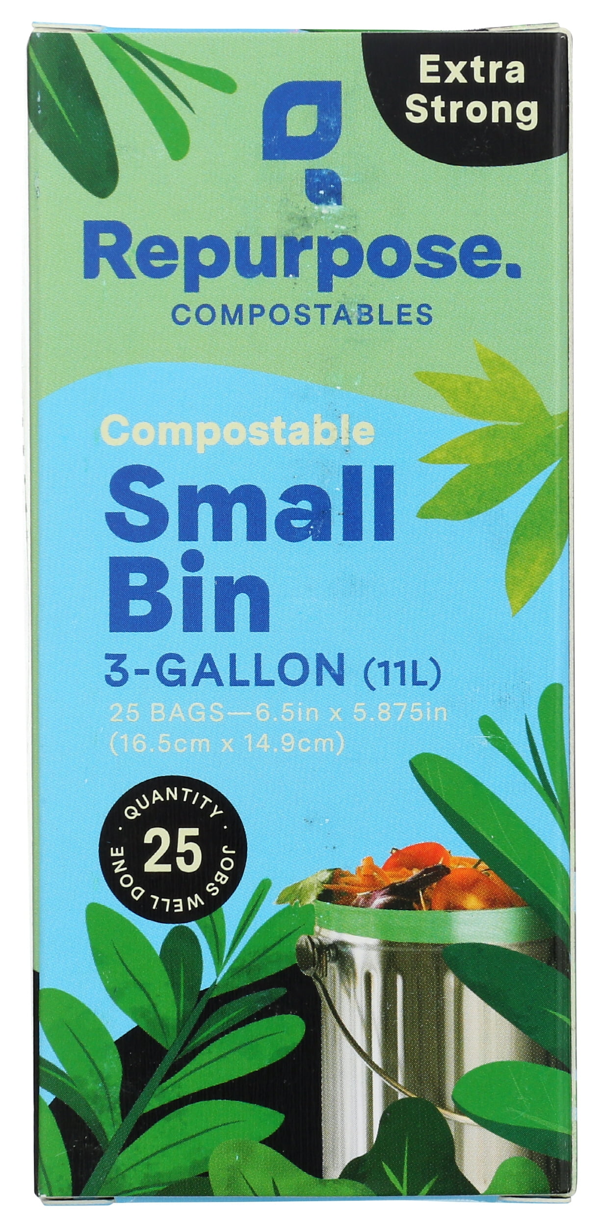 Pack of 20, Repurpose Compostable Small Bin Bag, 25 ea - Walmart.com