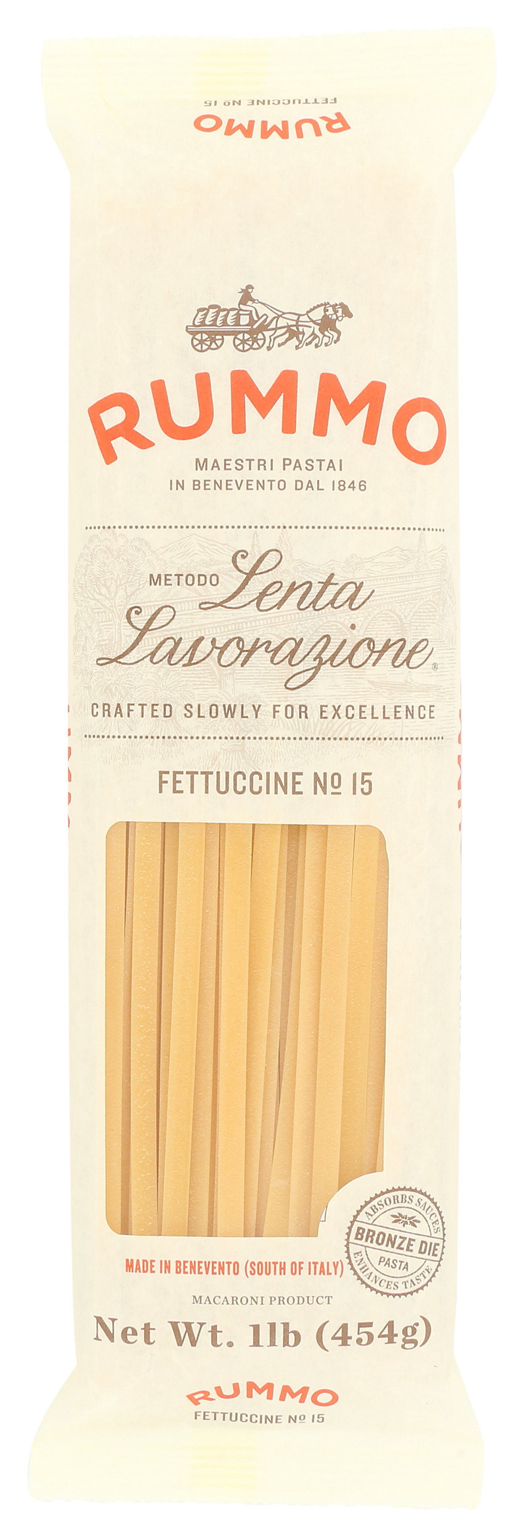 (Pack of 20), Rummo Fettuccine Pasta No. 15, 1 lb - Walmart.com