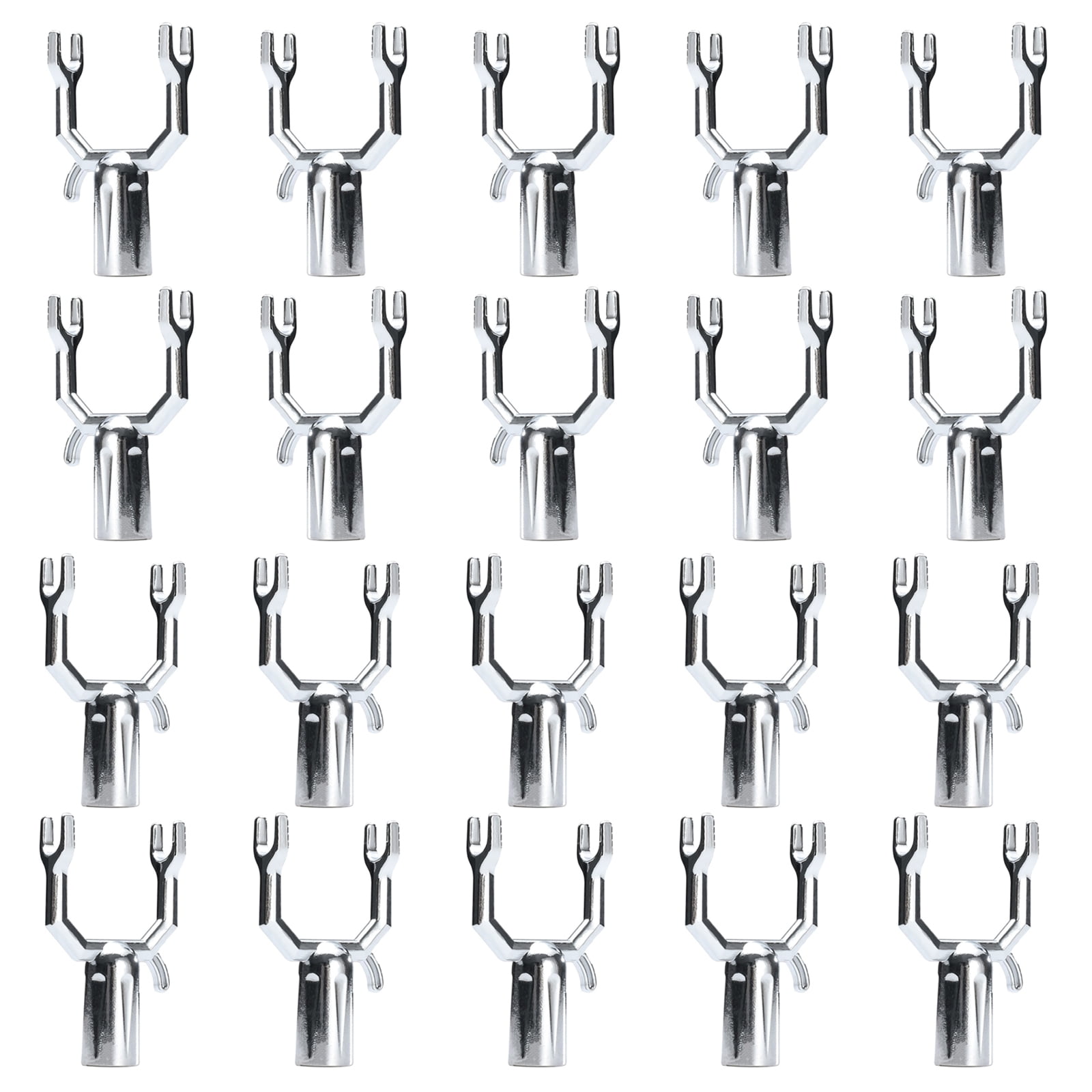 Pack of 20 Rustproof Y Shaped Tree Branch Support Brackets Metal Fork ...