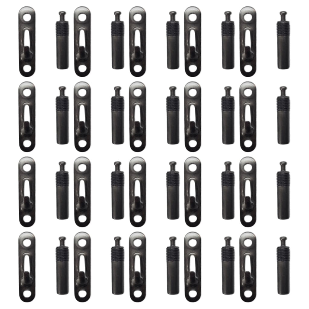Pack of 20 Set Concealed Furniture Shelf Connectors for Cabinets and ...