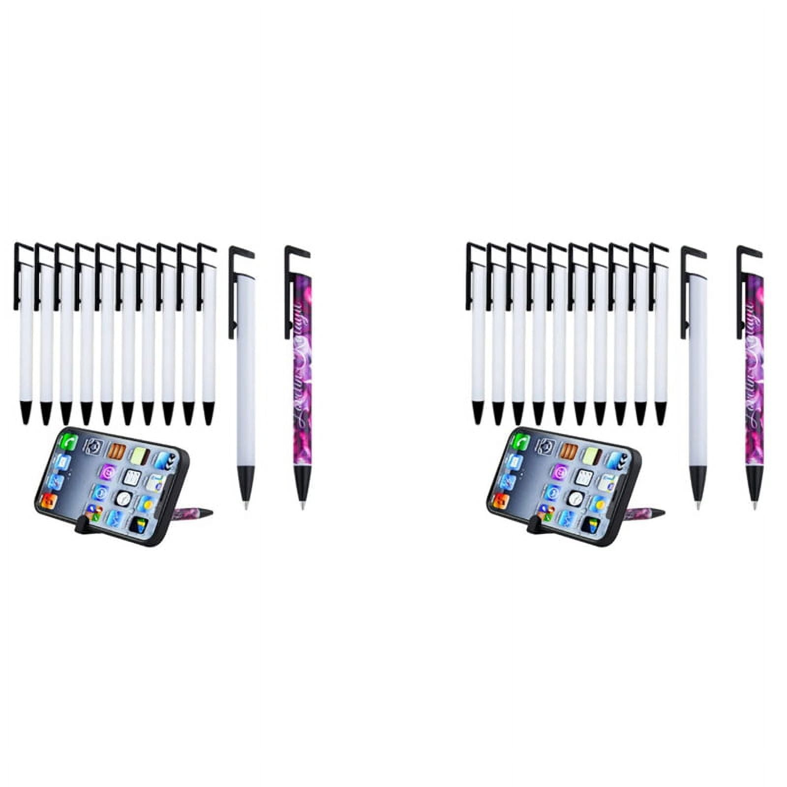 Pack of 20 Sublimation Pen Blanks with Shrink Wrap Coated Aluminum Tube ...