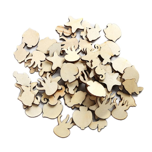 Pack of 20 Wooden Embellishment MDF Cut Owls Birds Wood Shapes Craft ...