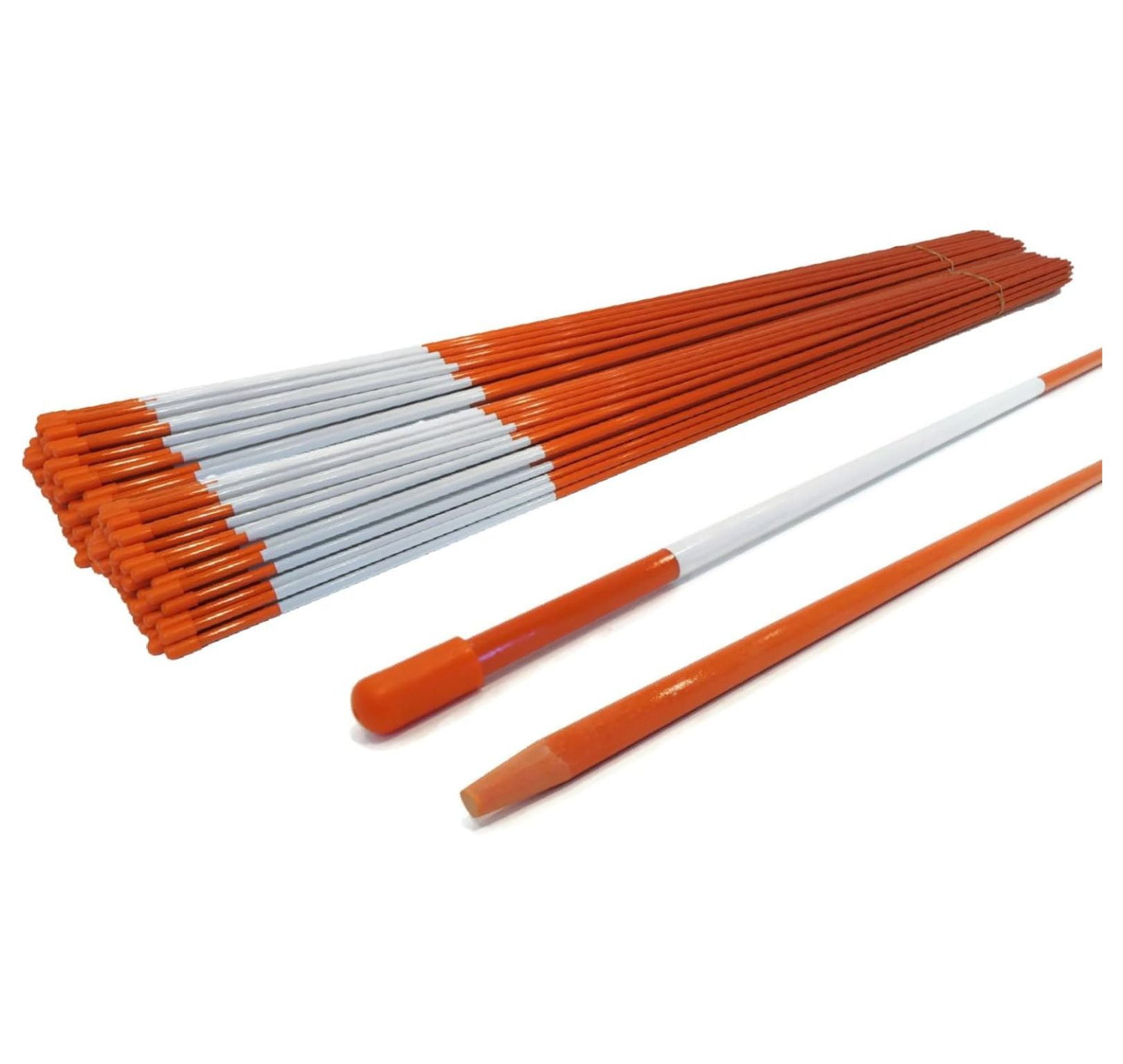 | (Pack of 200) (5/16 Inch) Orange Inch Reflective Driveway Markers ...