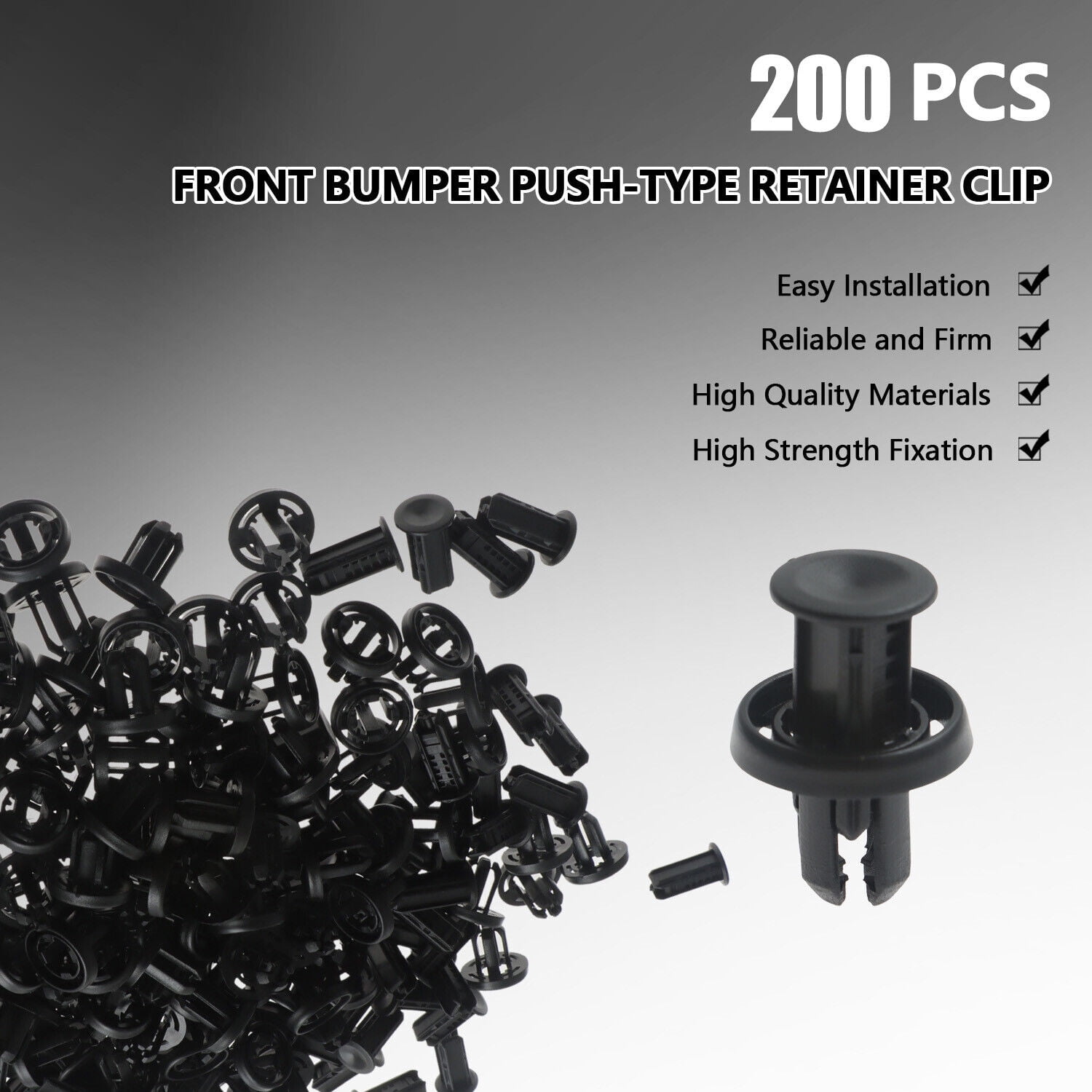Pack of 200 Bumper/under Cover Retainer Clip for Honda Accord CR-Z CR-V ...
