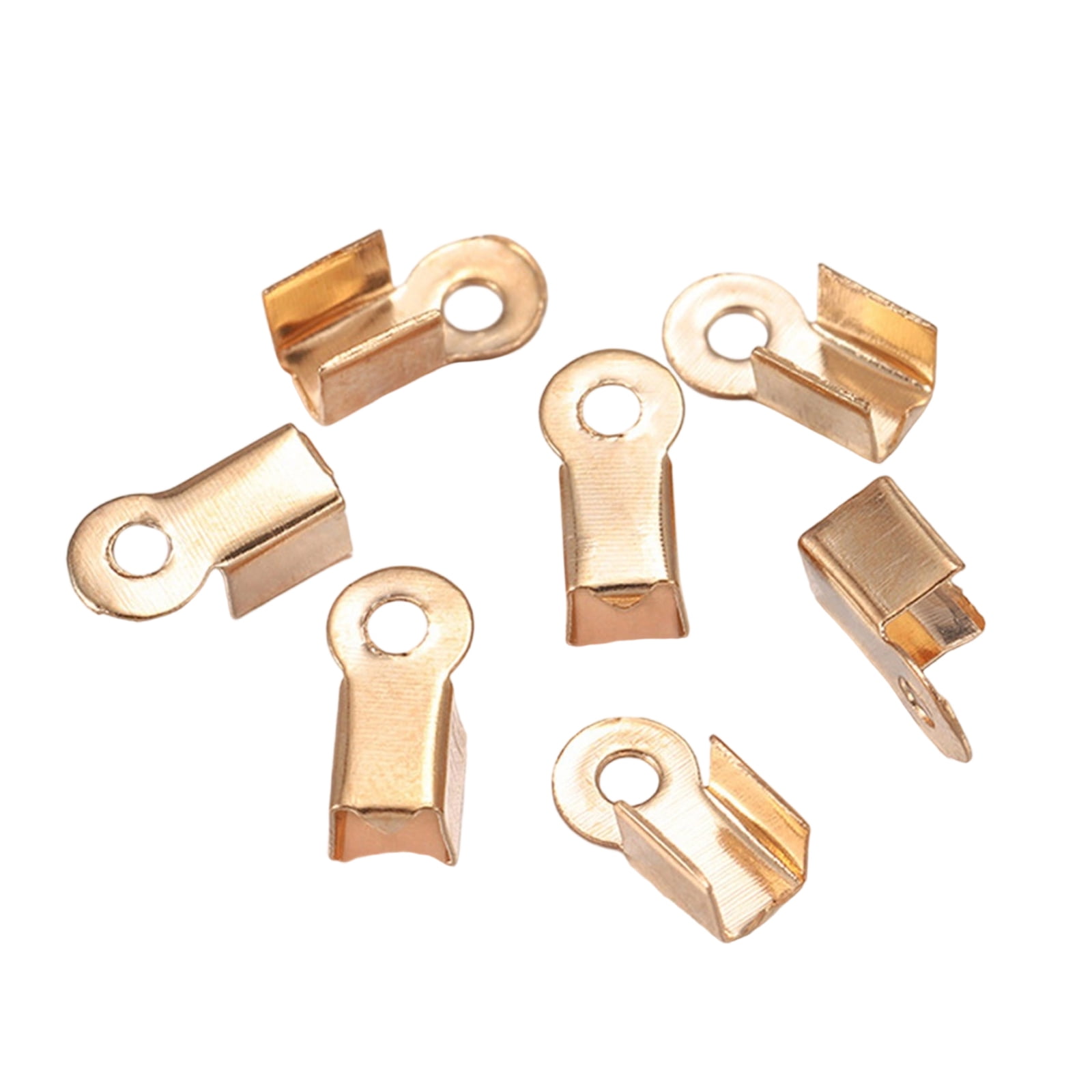 Pack of 200 Cord End Caps for Crafting Necklace & Bracelets Project ...