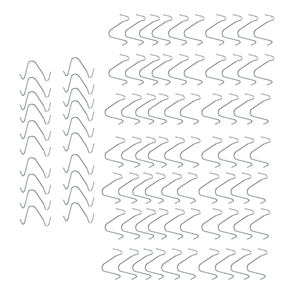 Pack of 200 Galvanized Post Wire Clip for Fence Hassle Frees ...