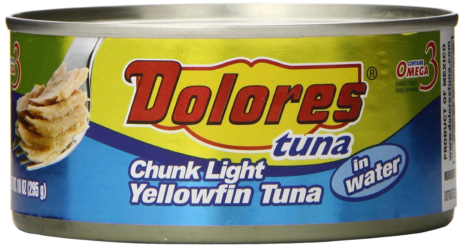 (Pack of 24), Dolores Yellowfin Tuna in Water, 10 oz - Walmart.com
